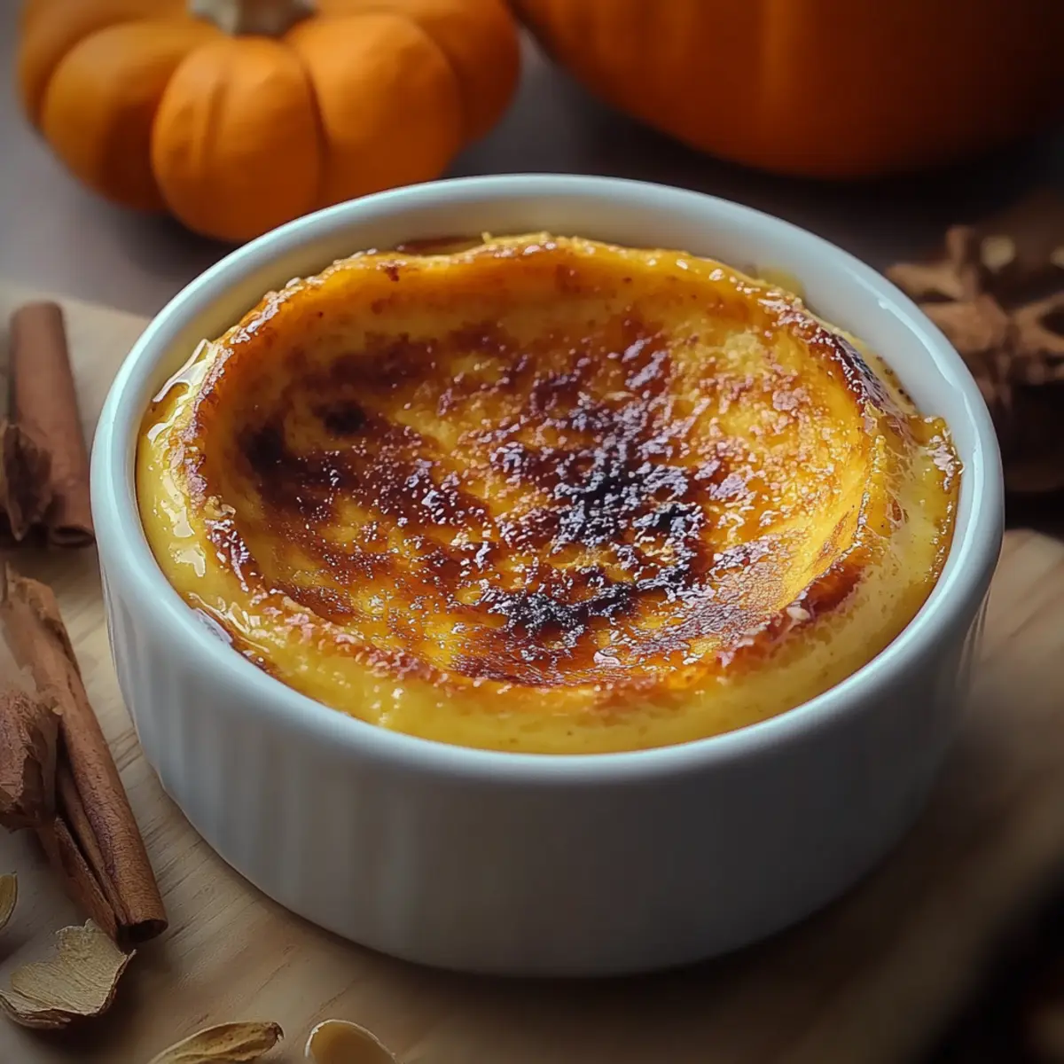 Irresistible Pumpkin Crème Brûlée for Delicious Fall Nights