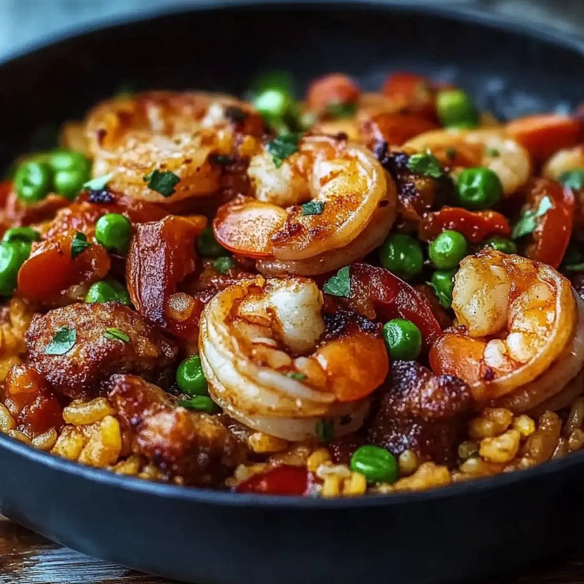 Irresistible Shrimp Dirty Rice with Bell Peppers & Spice Delight