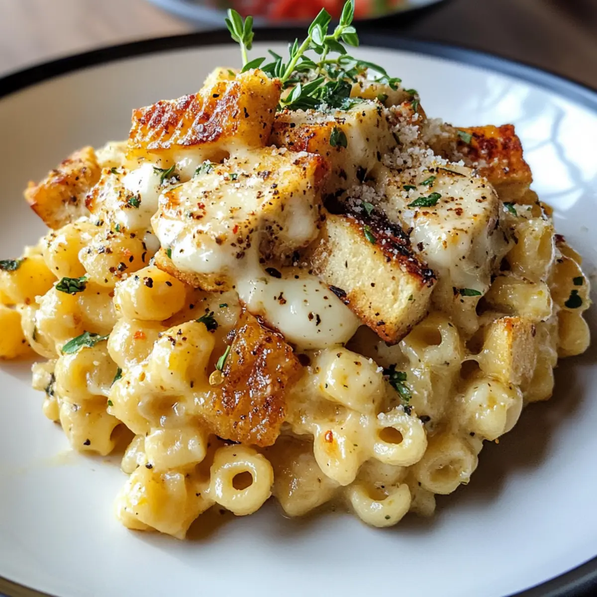 Irresistible Creamy Honey Pepper Chicken Mac and Cheese