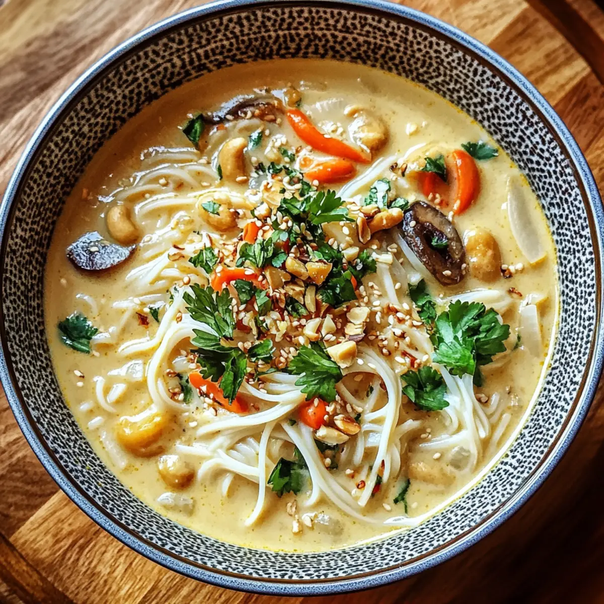 Irresistibly Creamy Nutty Noodle Soup You’ll Love