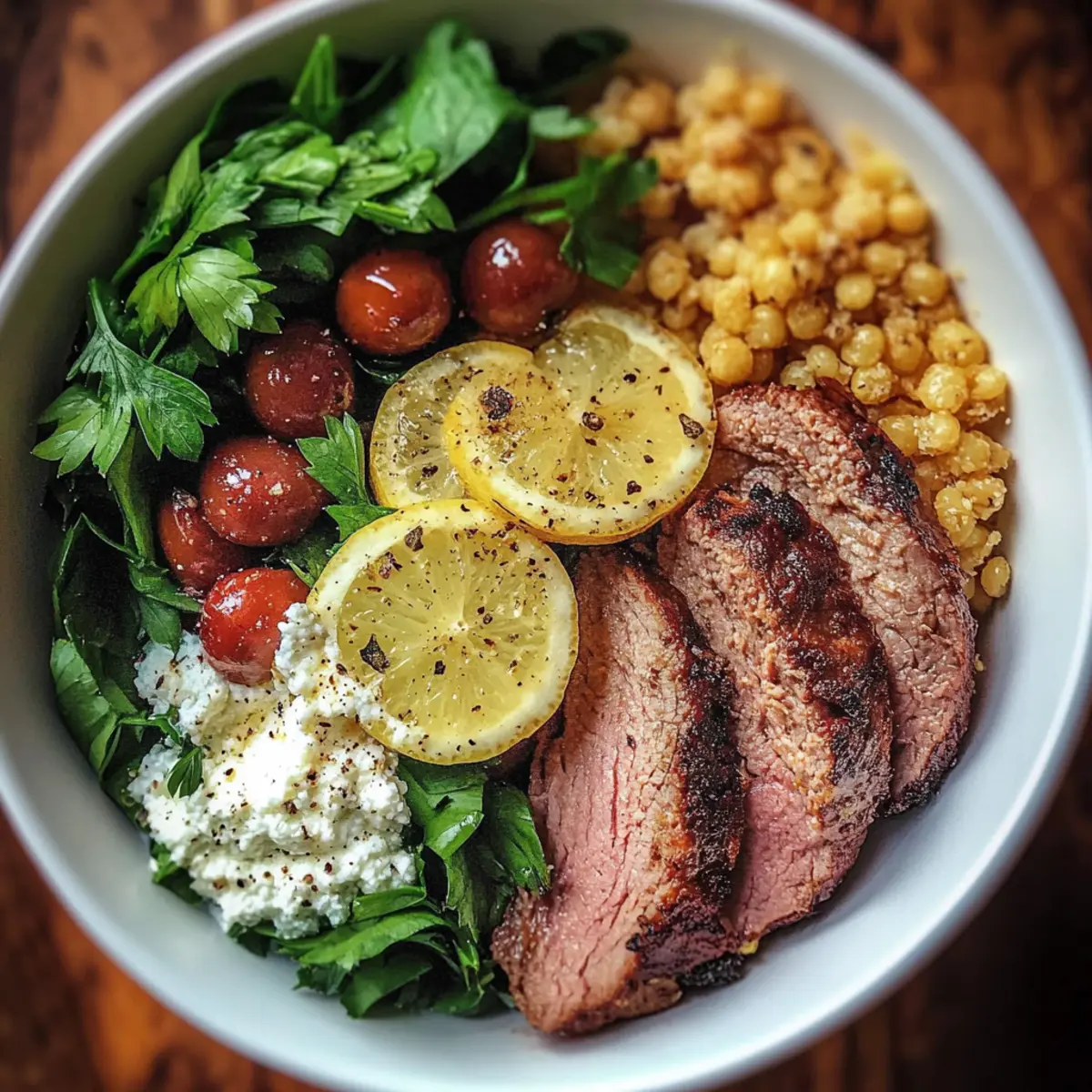 Ultimate Healthy Mediterranean Steak Bowl Recipe