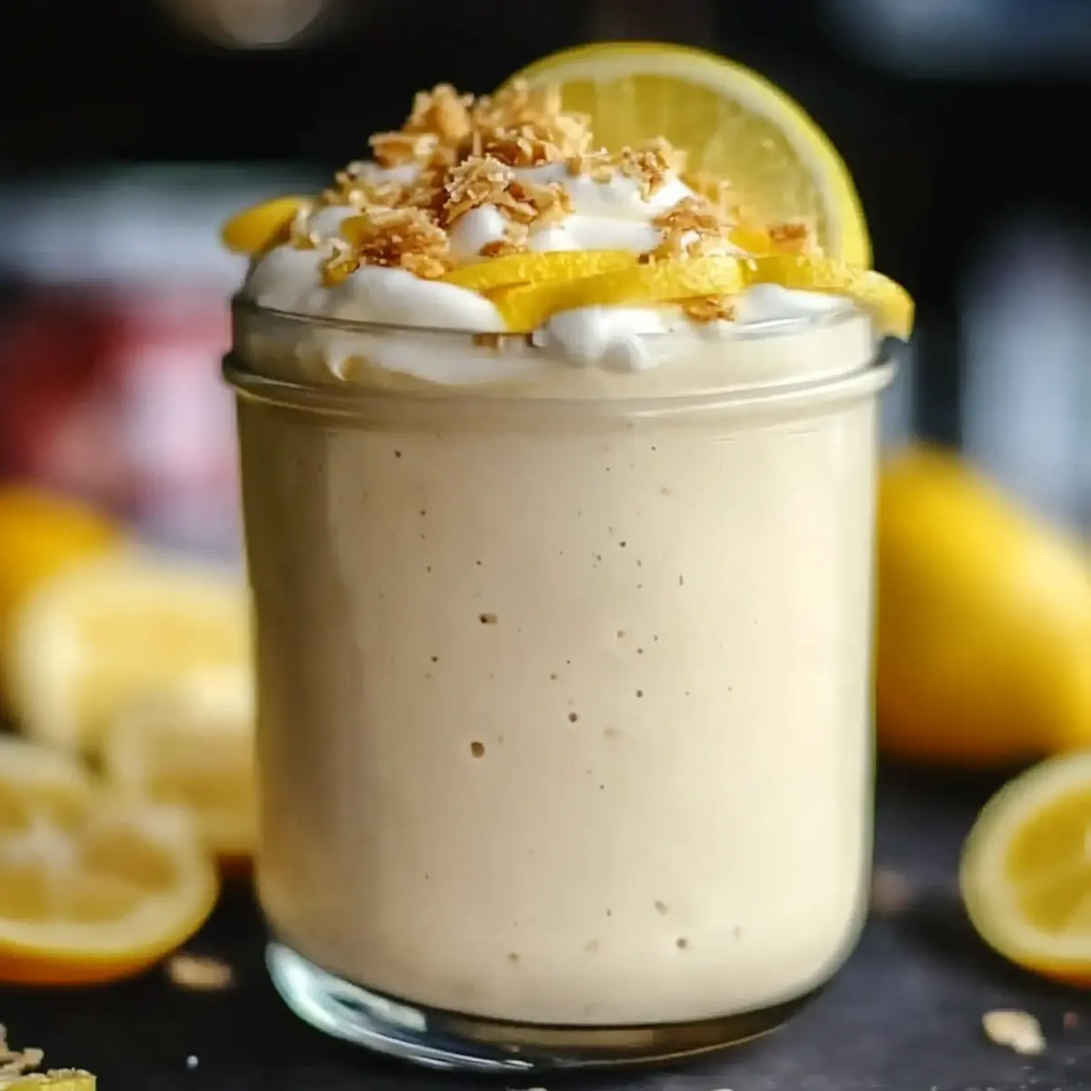 Delicious Lemon Cream Pie Vegan Protein Shake to Energize You